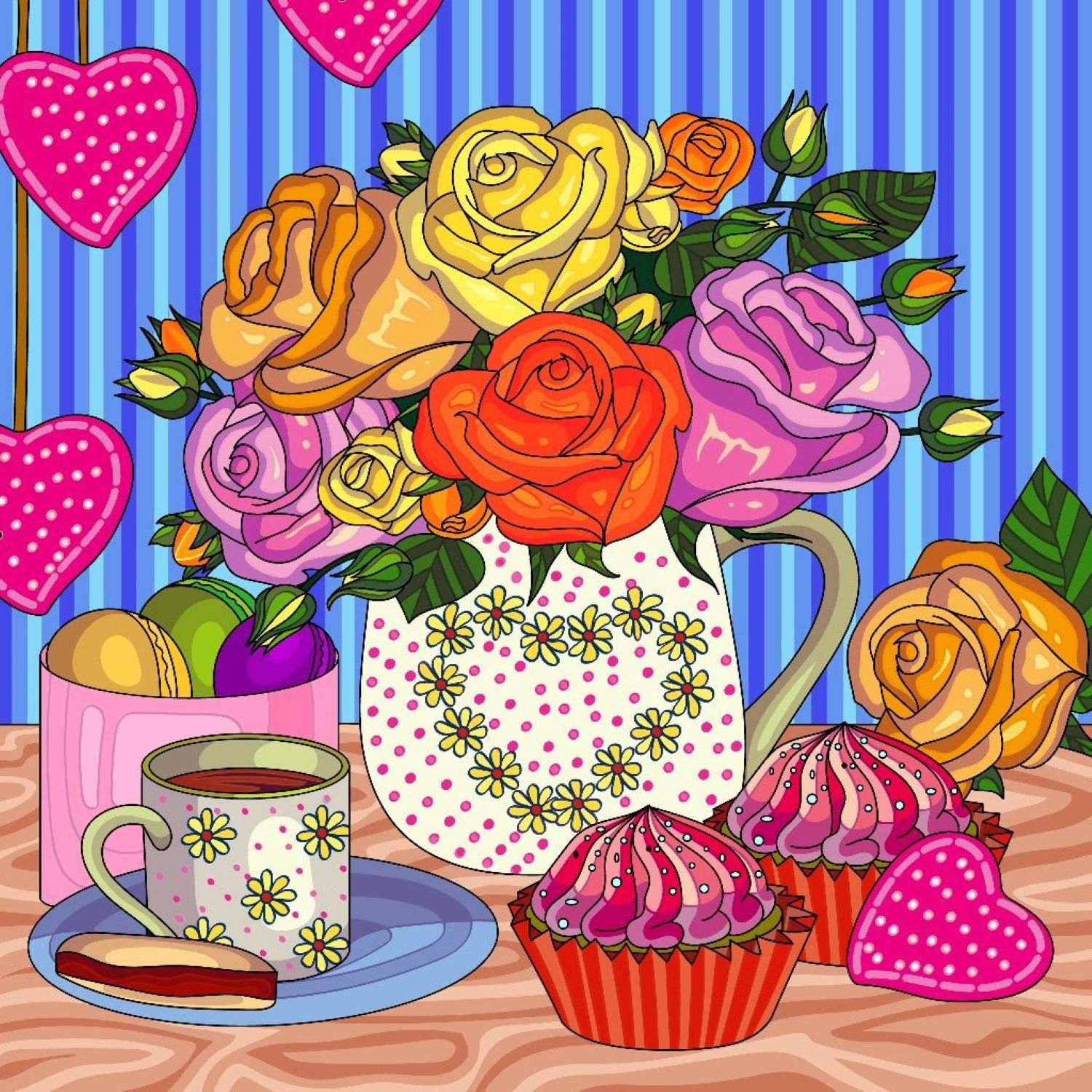 Solve Bold & Bright Colors Series jigsaw puzzle online with 306 pieces