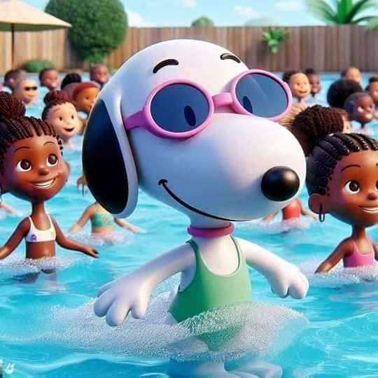 Jigsaw Puzzle | 81 pieces | Snoopy Pool | Jigidi