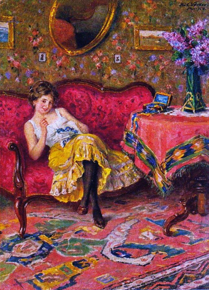 Solve "Zeitvertreib" (Pastime) jigsaw puzzle online with 130 pieces