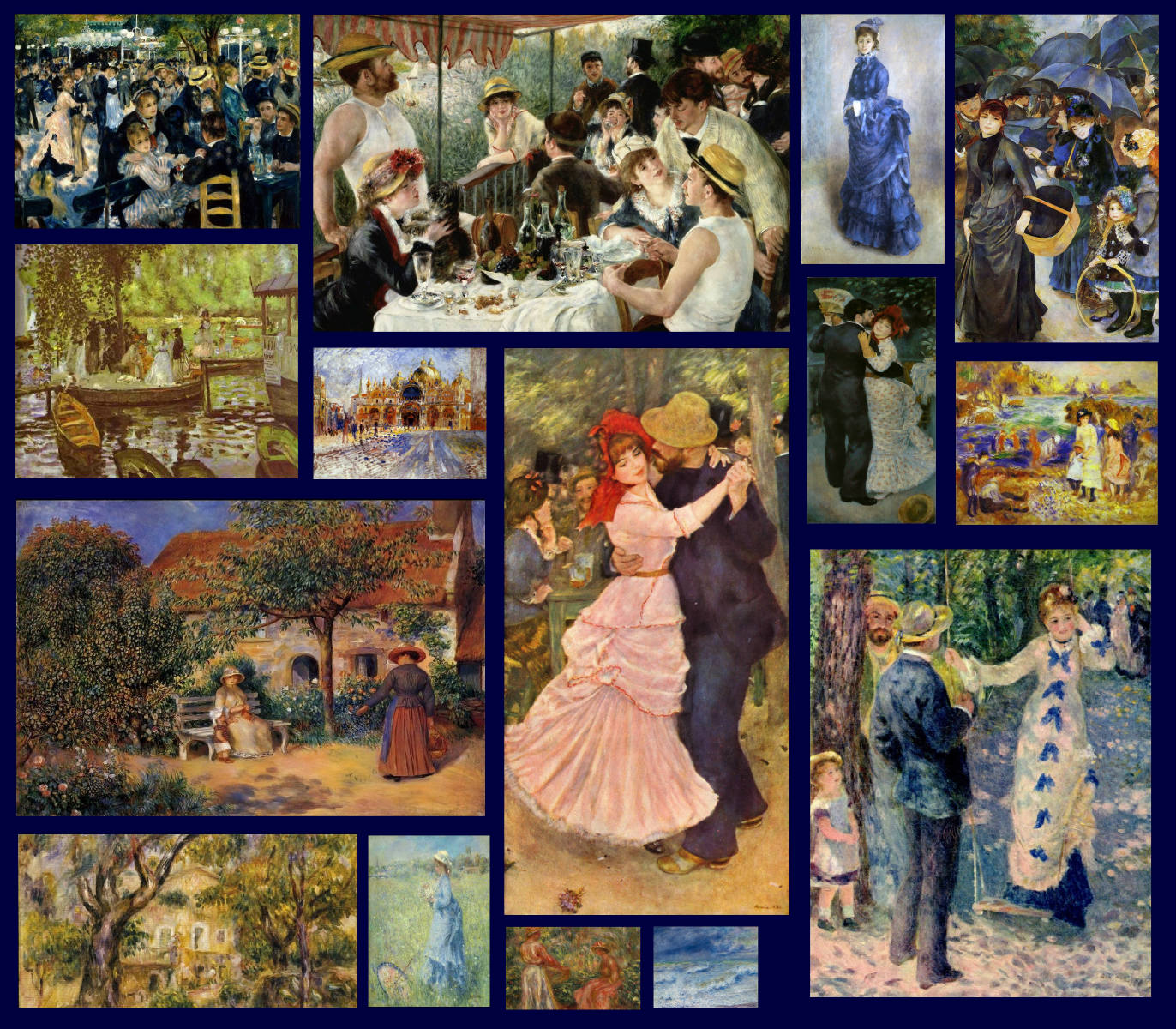 Solve Renoir major paintings jigsaw puzzle online with 340 pieces