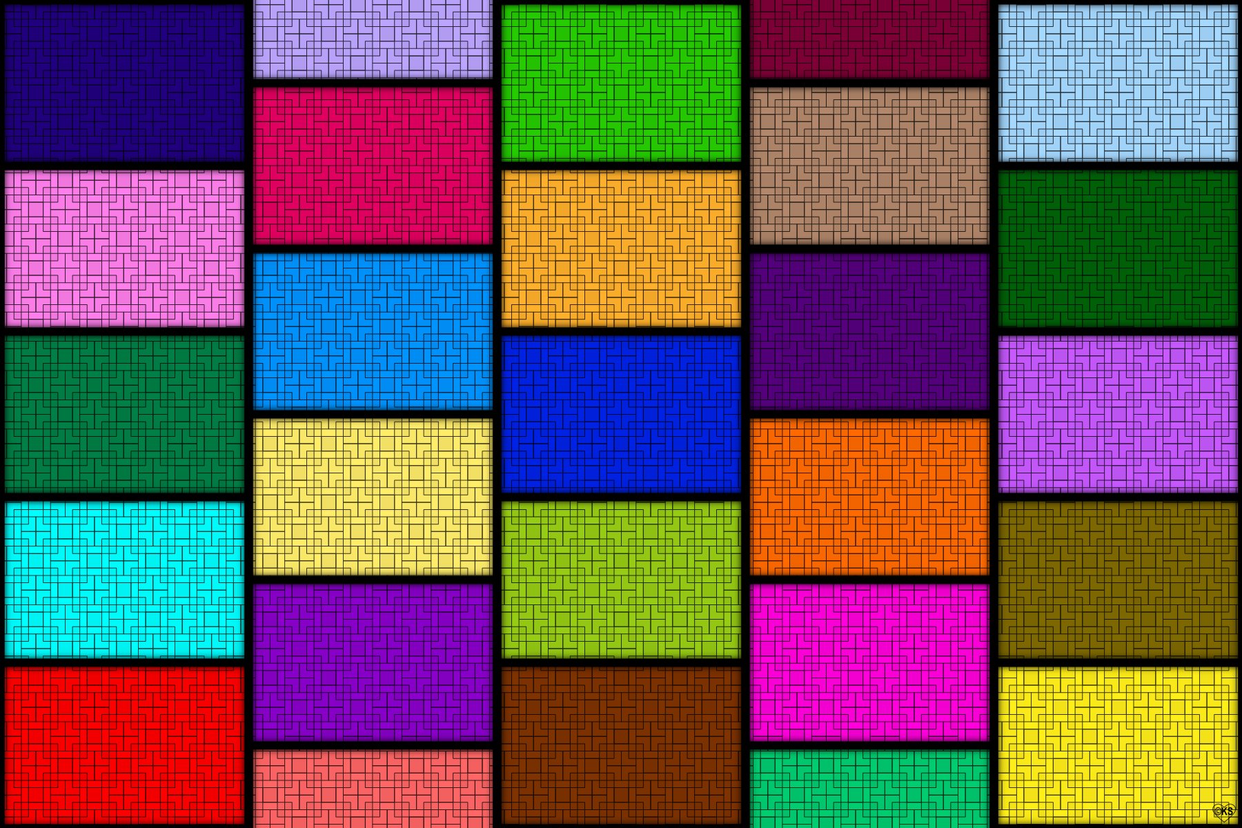 Solve Patterned Tiles!! ~ XL jigsaw puzzle online with 294 pieces