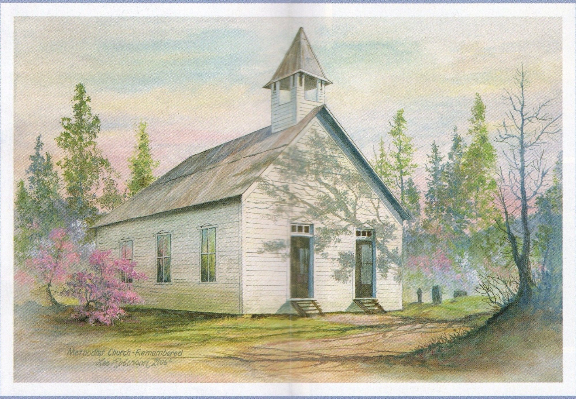 Jigsaw Puzzle | 70 pieces | Methodist Church Remembered-Cades Cove ...