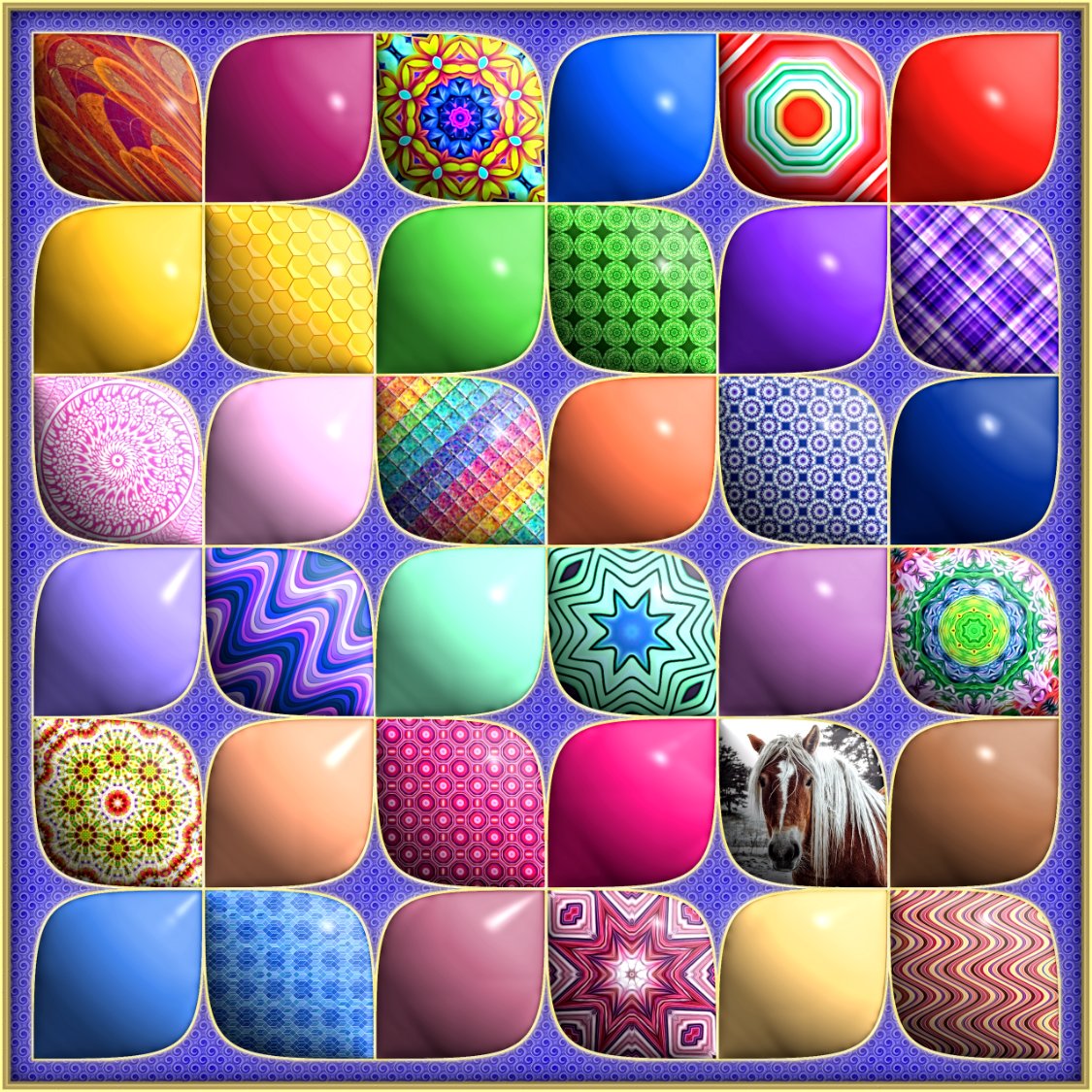 Solve Puffed Petals jigsaw puzzle online with 16 pieces