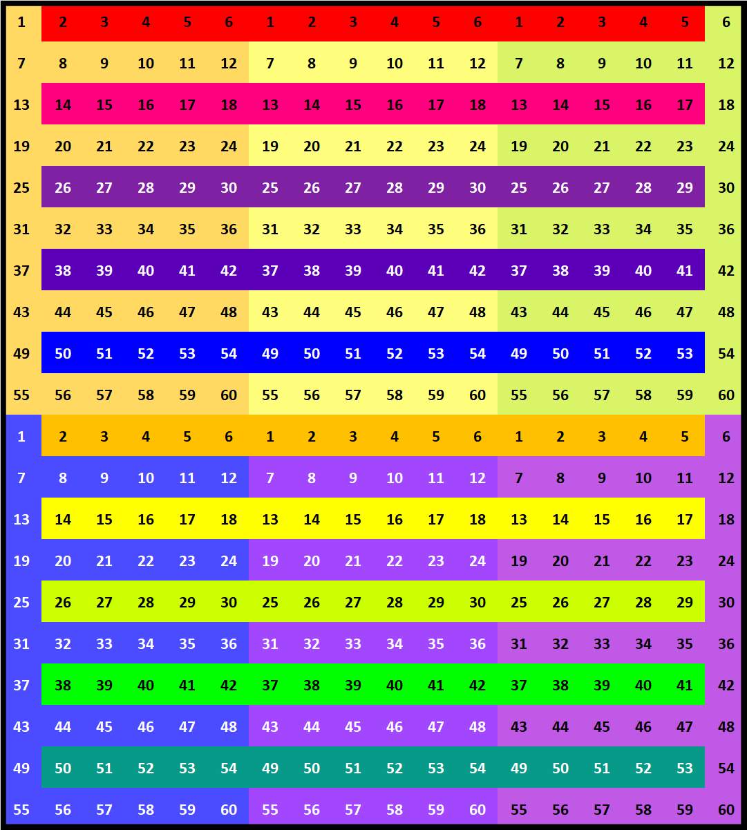 Solve Number 387 complementary stripes 360 jigsaw puzzle online with ...