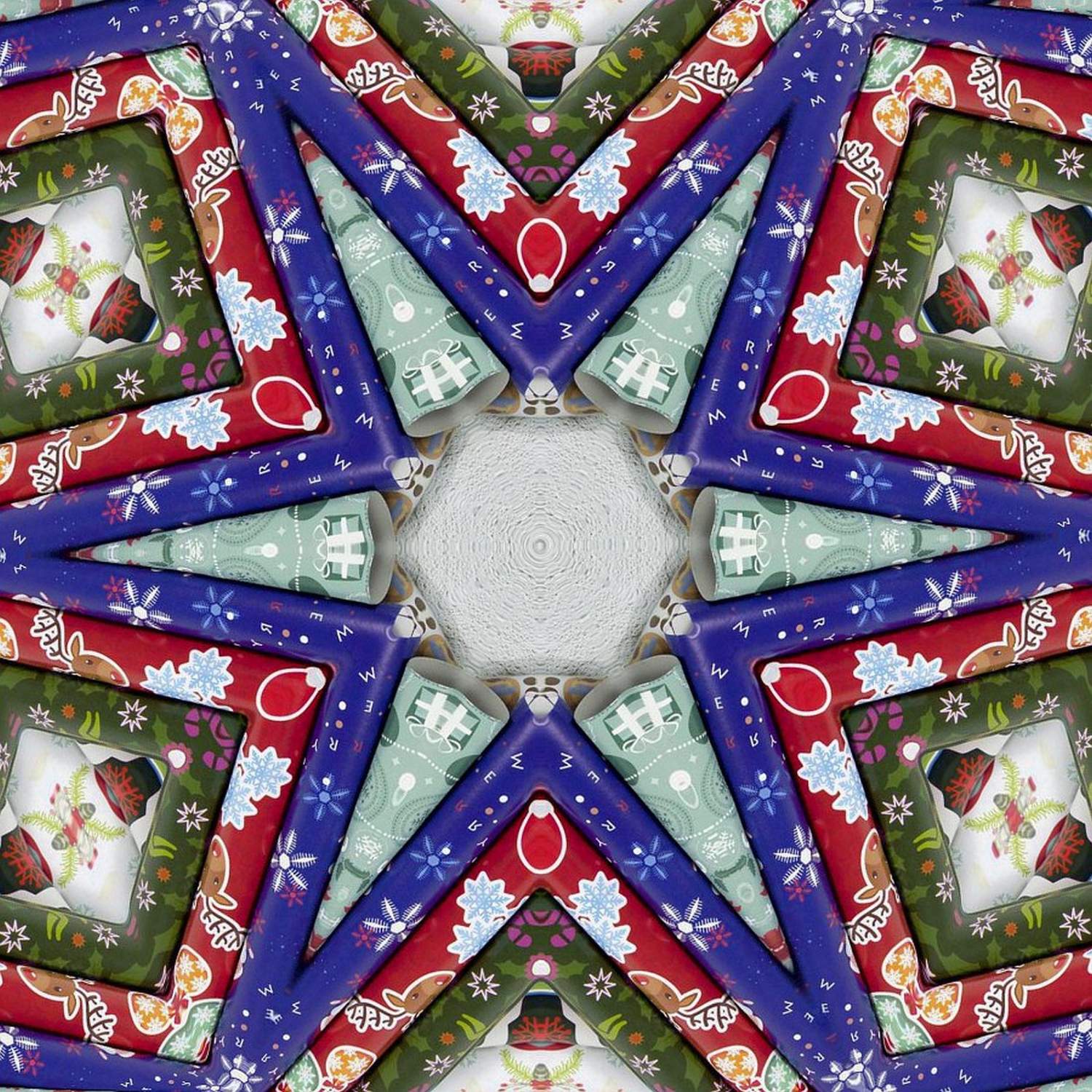 Solve kaleidoscope 220 wrapping paper 3 very large jigsaw puzzle online ...