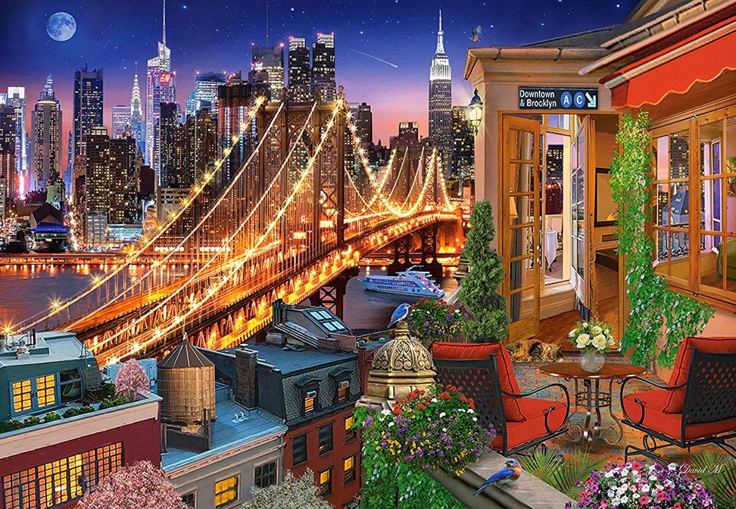 Jigsaw Puzzle | 176 pieces | BROOKLYN BRIDGE | Jigidi