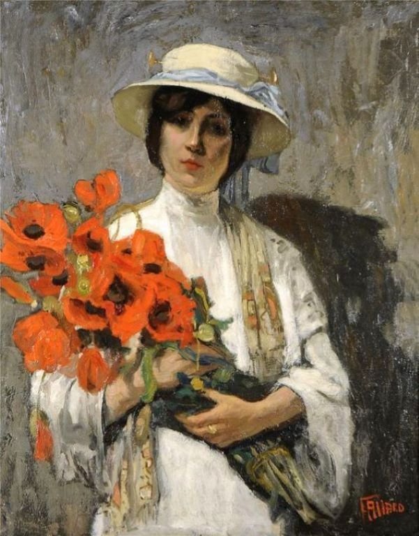 Solve Florent-Joseph-Fernand Allard (1883-1933) - Young Woman with ...