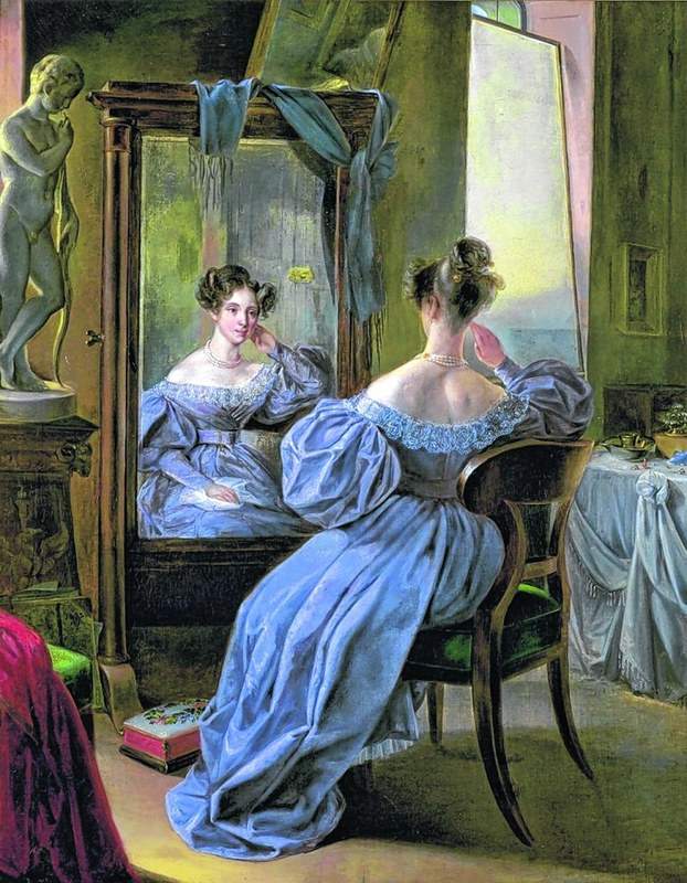 Solve Reflections by Phillip Alexius de Laszlo (The artist's wife, Lucy ...