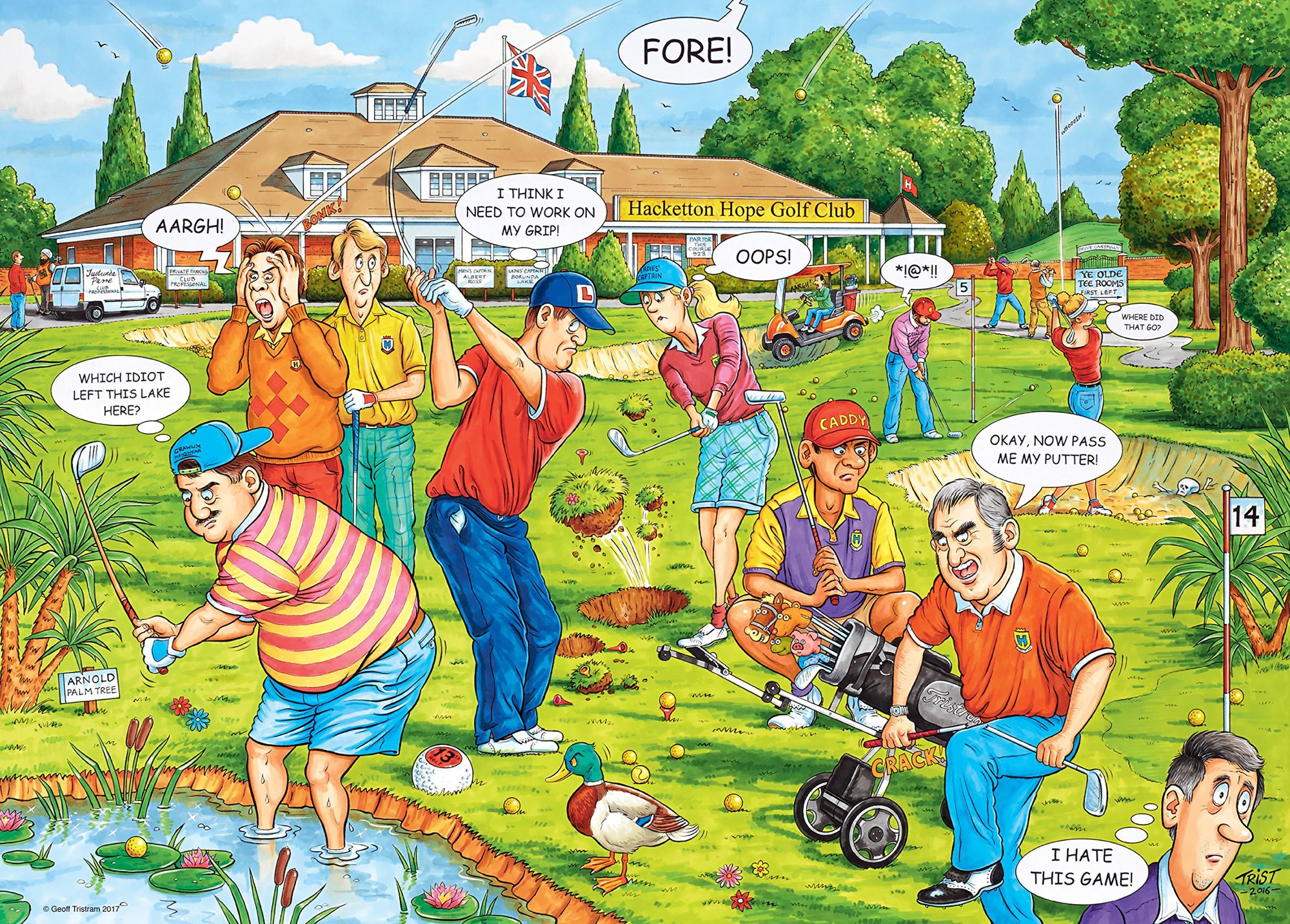 Jigsaw Puzzle | 352 pieces | Fantasy Golf | Jigidi