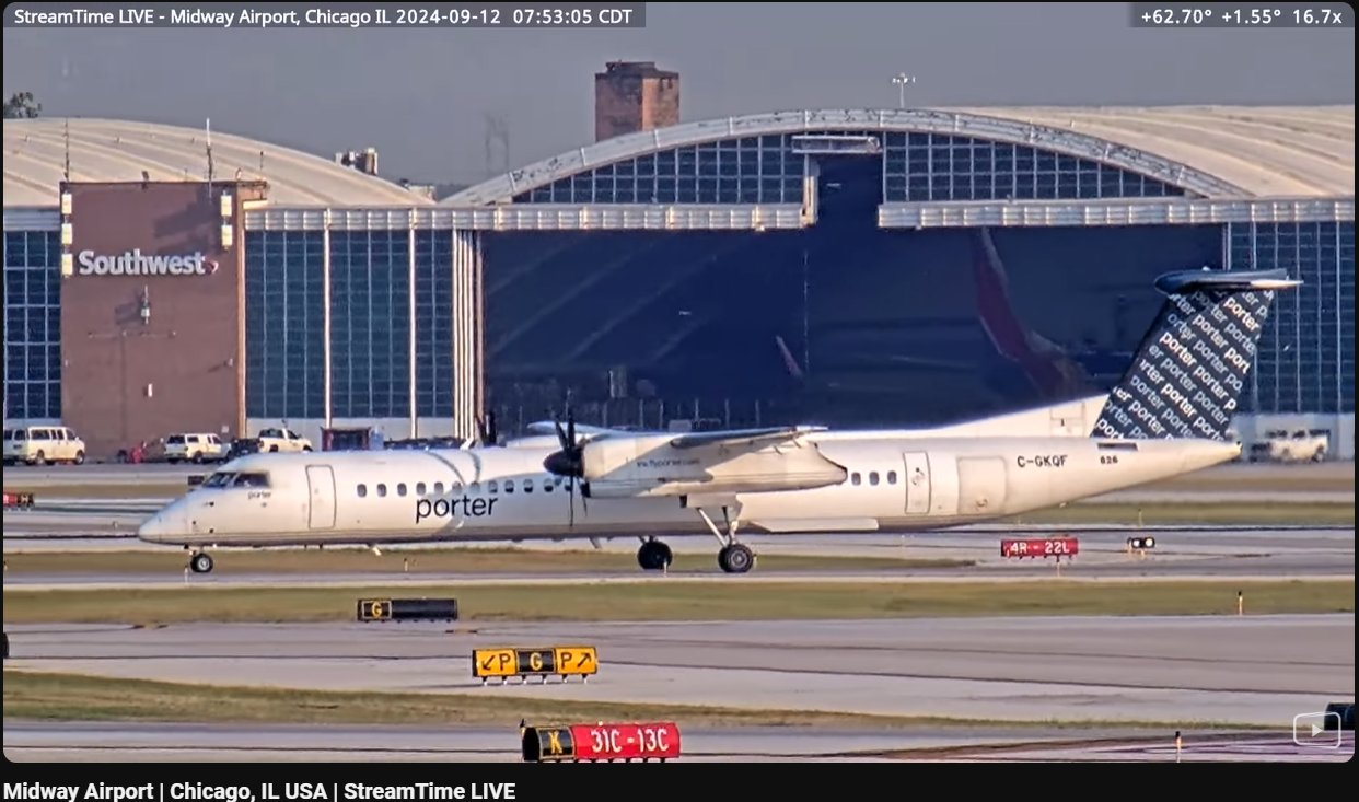 Solve Porter Dash 8-400 9.12.2024 jigsaw puzzle online with 66 pieces