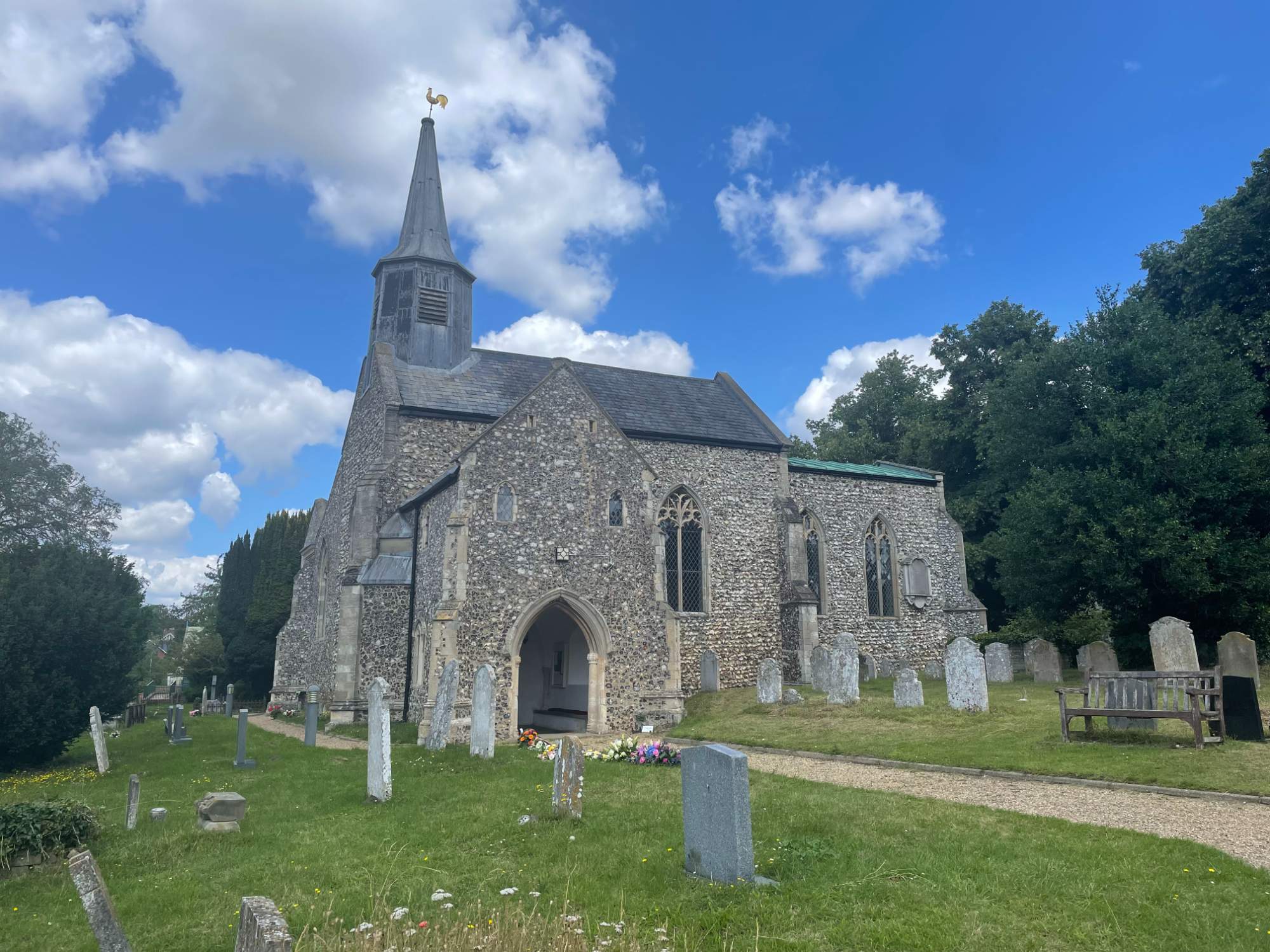 Solve St Mary's Church Hellesdon jigsaw puzzle online with 300 pieces