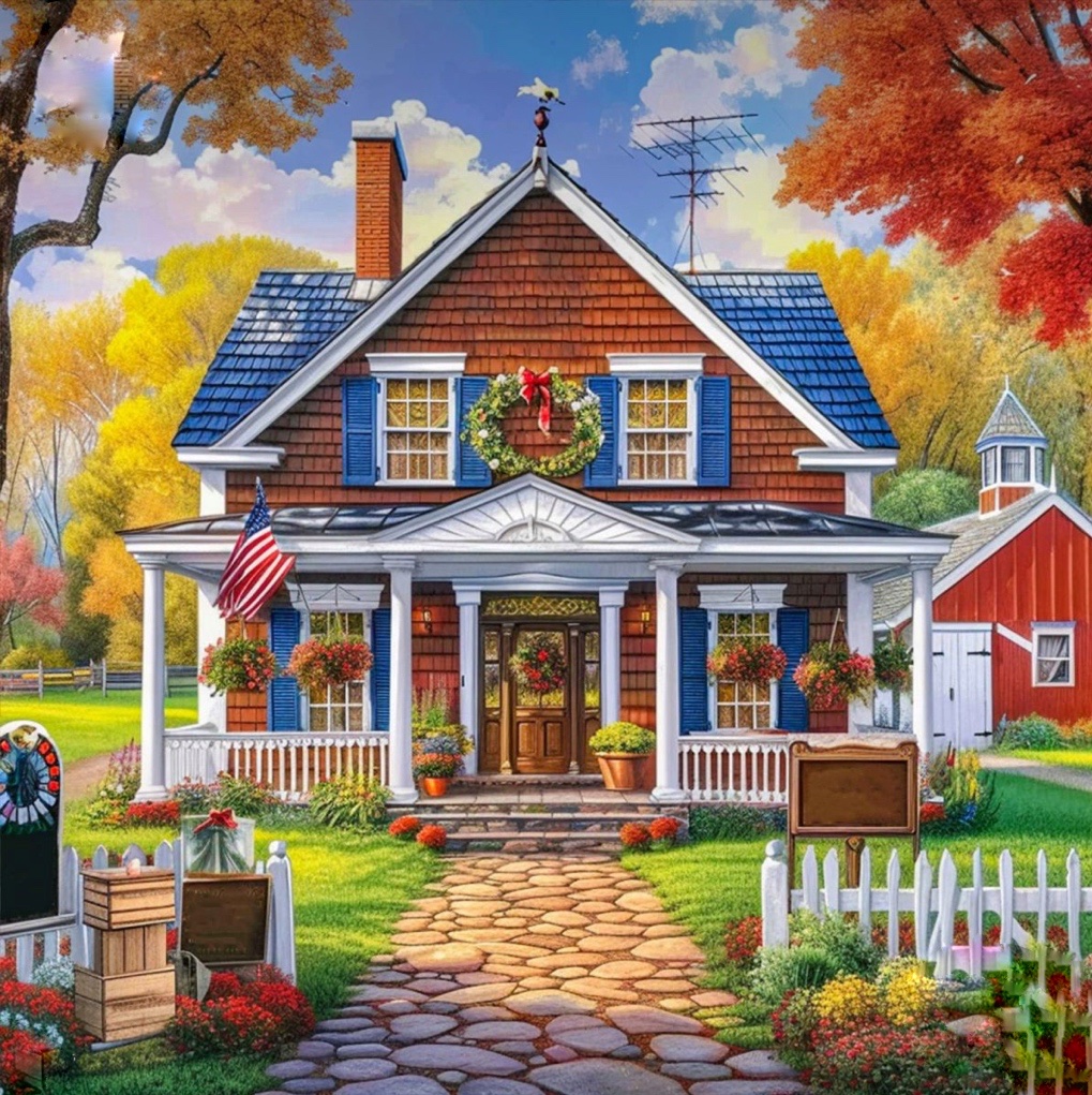 Solve Christmas in July jigsaw puzzle online with 196 pieces