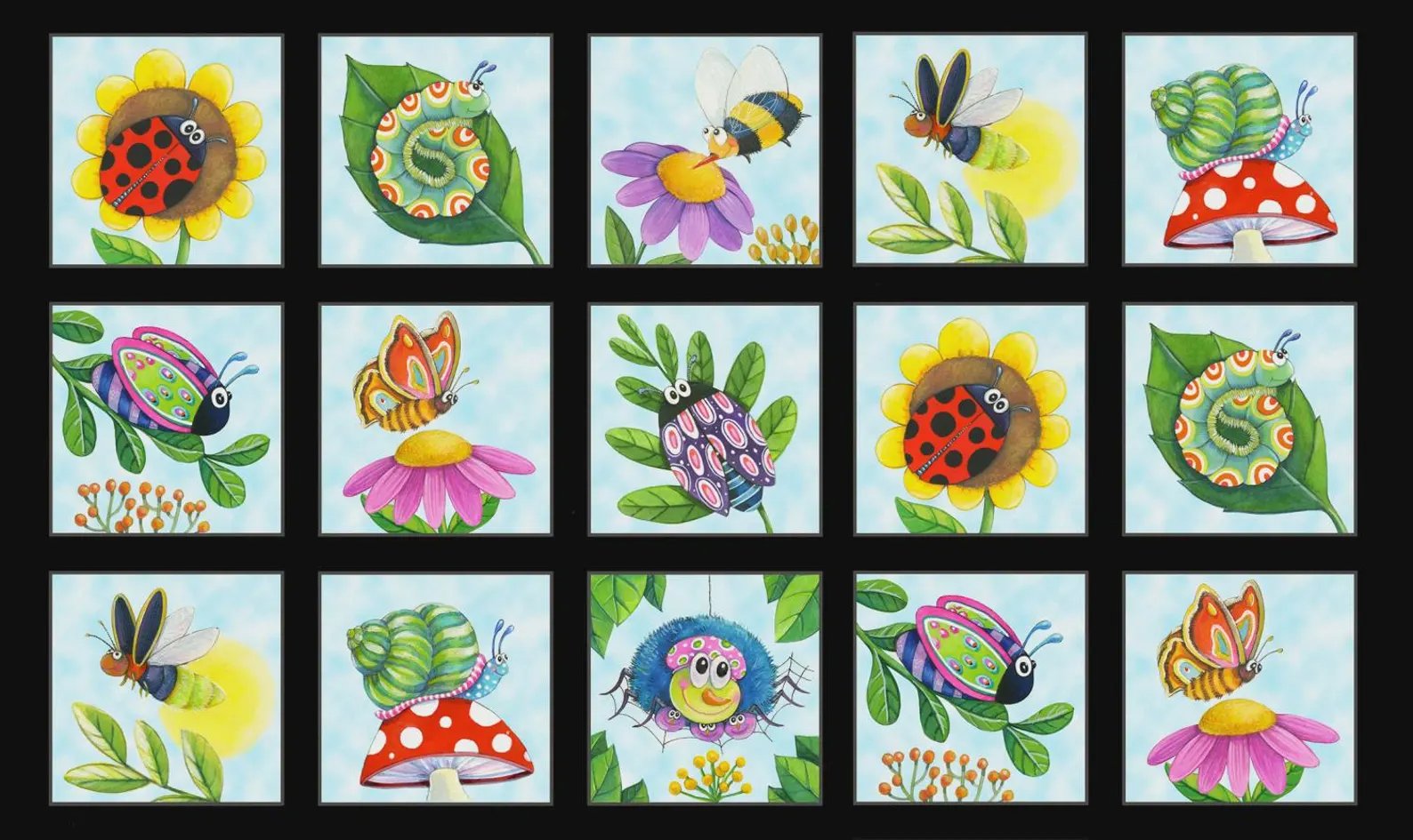 Solve Little Bitty Critters (able to resize to 442) 🦋🦋🦋 jigsaw puzzle ...