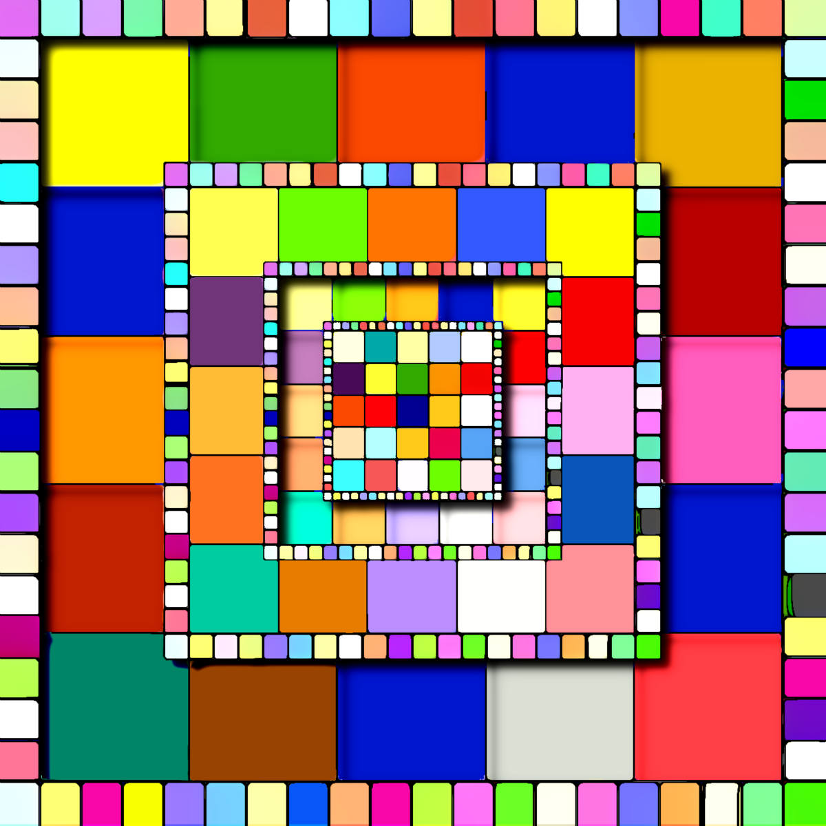 Solve Squares jigsaw puzzle online with 144 pieces