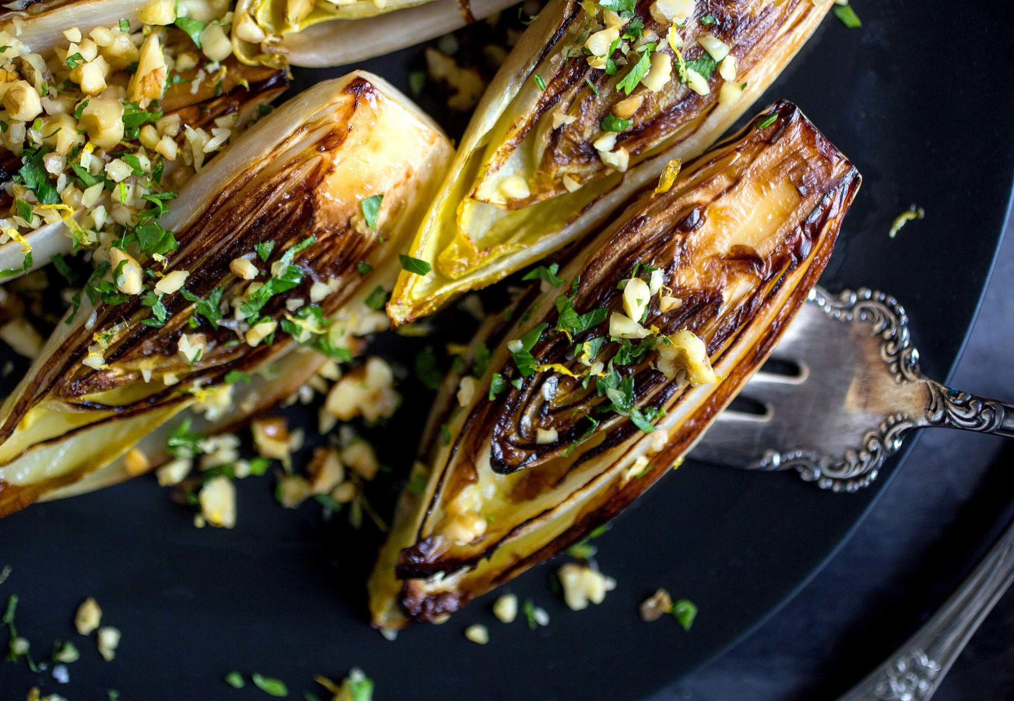 Solve Seared Belgian Endive w/ Walnut Gremolata jigsaw puzzle online ...
