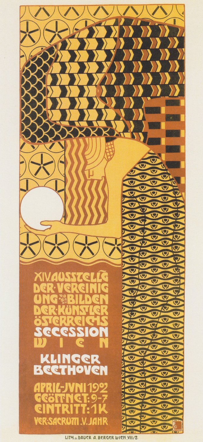 Solve Alfred Roller - Poster for the XIV Exhibition of the Secession ...
