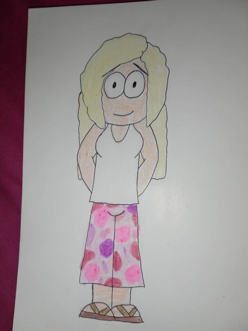 Solve Cute Bebe Stevens Sketch jigsaw puzzle online with 35 pieces