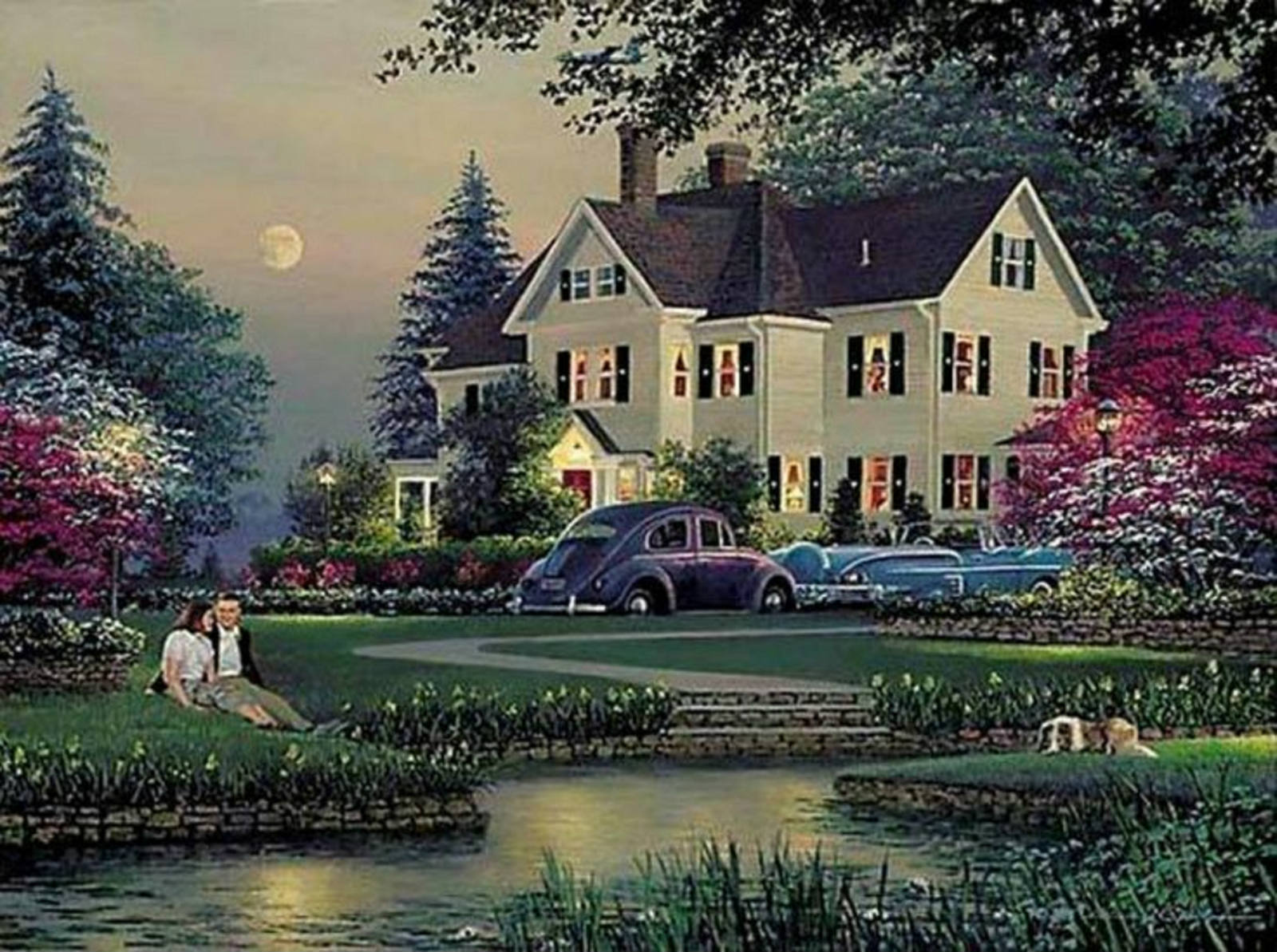 Solve Artist William Phillips jigsaw puzzle online with 520 pieces