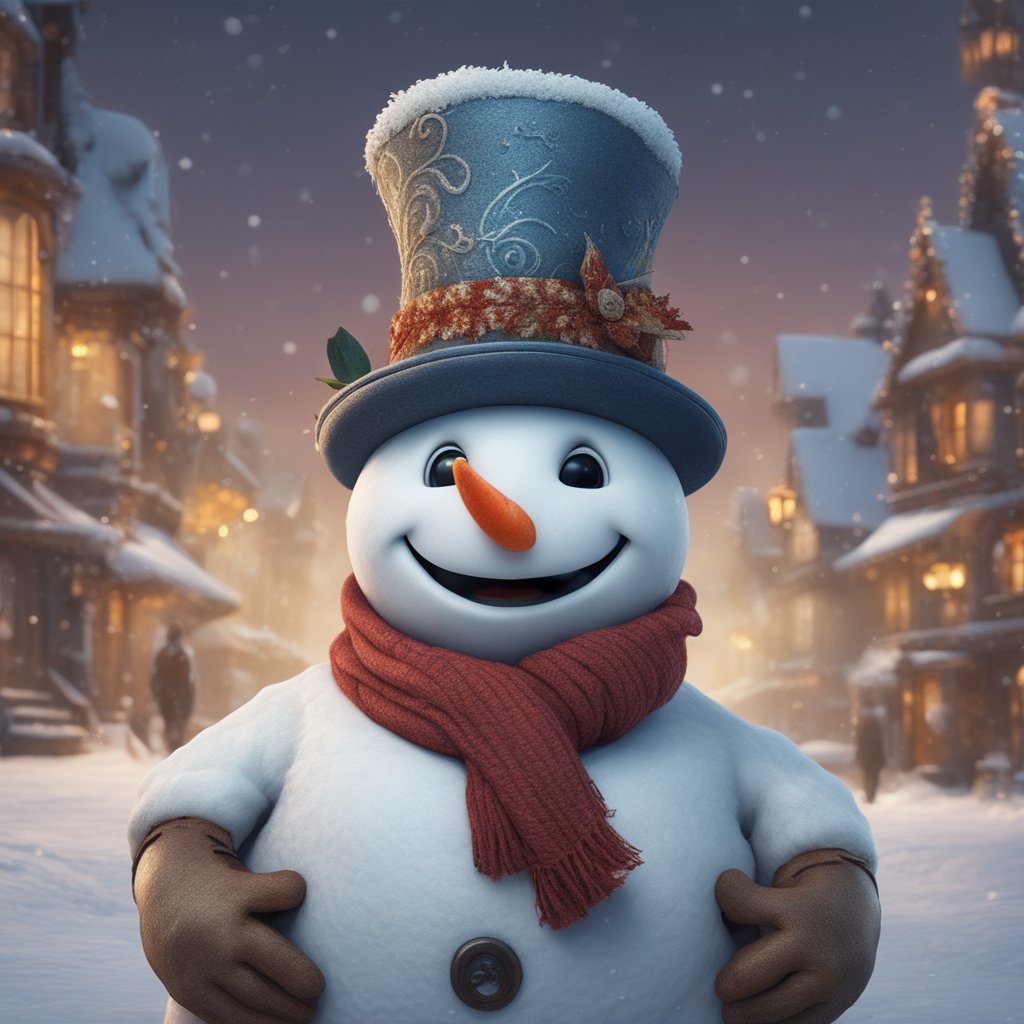 Solve Snowman jigsaw puzzle online with 306 pieces