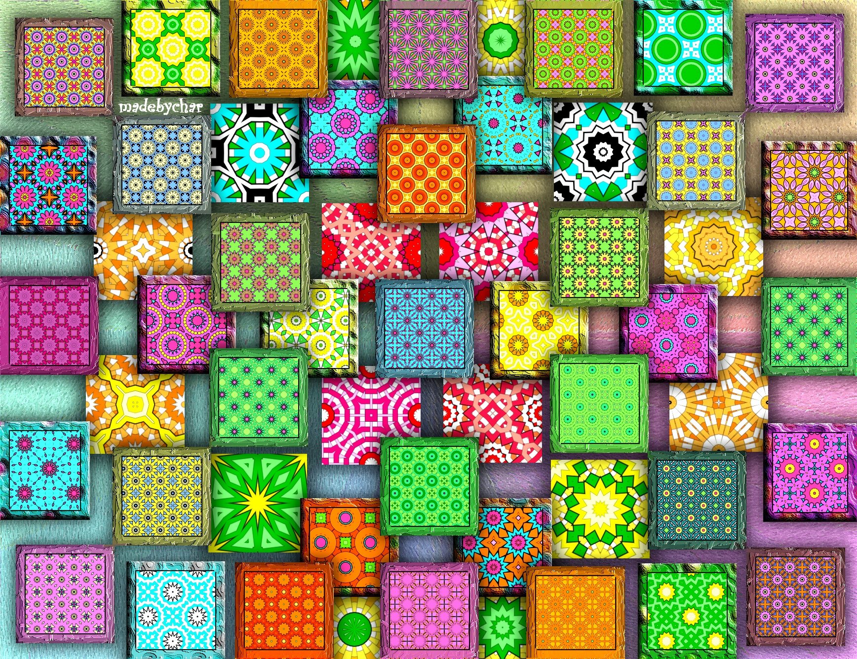 Solve Multi Layer Pattern Tiles.... jigsaw puzzle online with 252 pieces