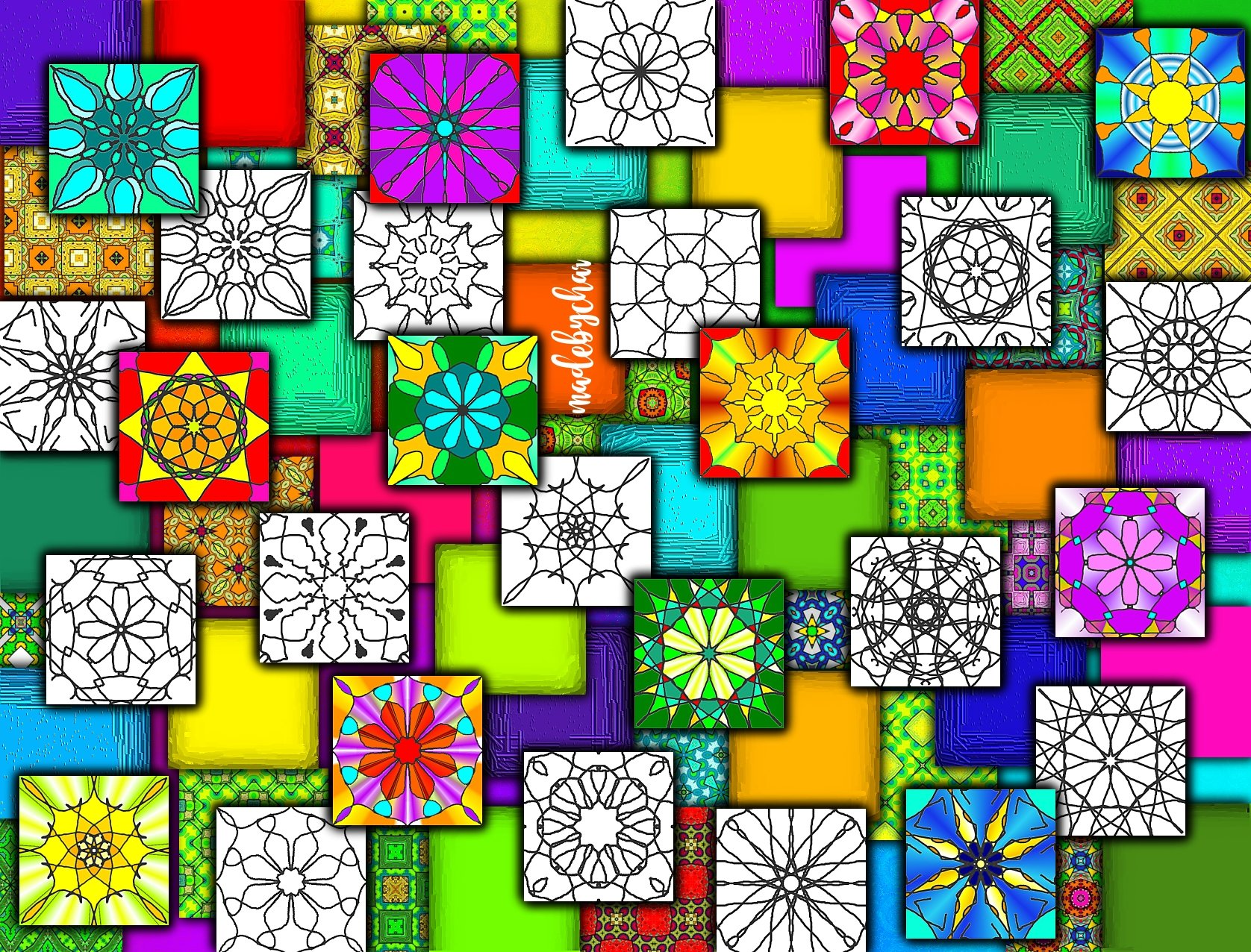 Solve Color your own... jigsaw puzzle online with 352 pieces