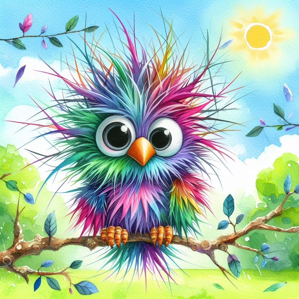 Solve Bad hair ( or feathers?) day (resize 9 to 306 pieces) jigsaw ...