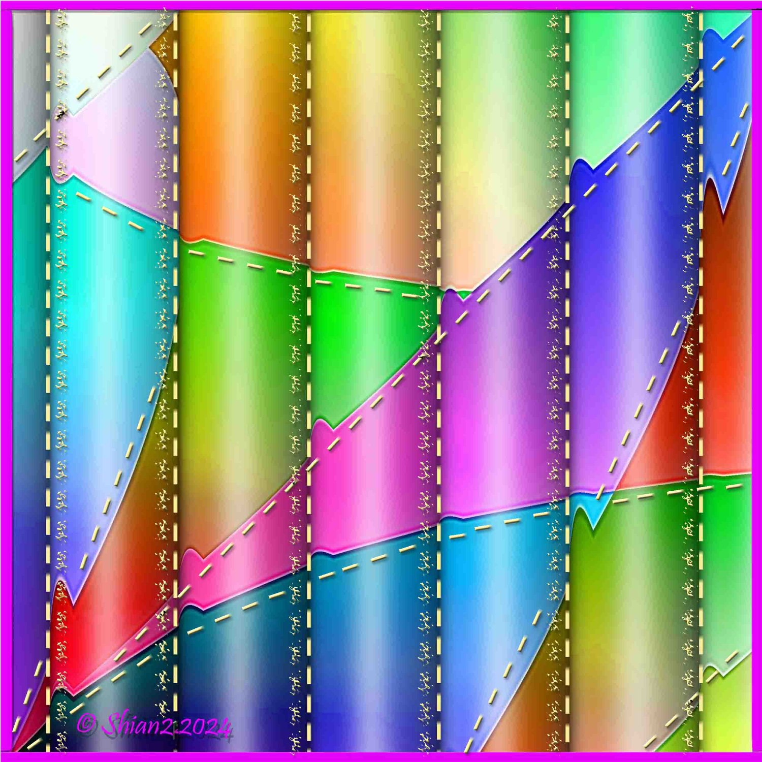 Solve Patchy Stripes jigsaw puzzle online with 225 pieces