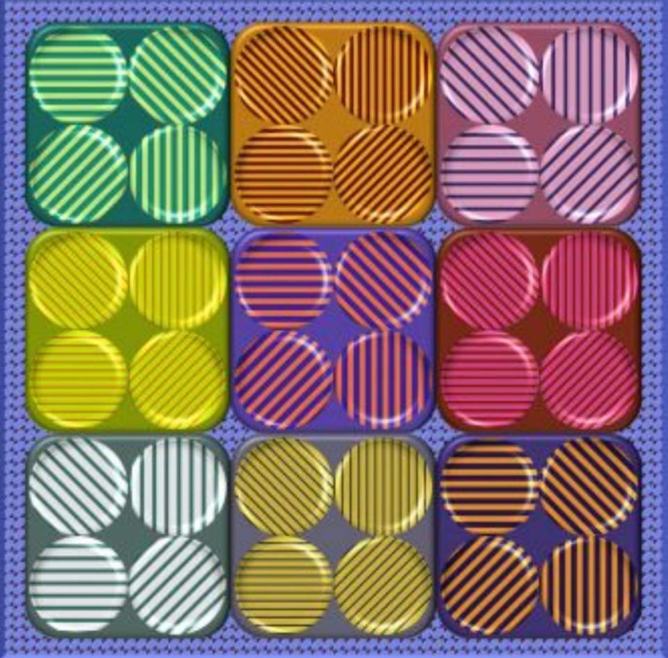 Solve CANDIED MINTS jigsaw puzzle online with 81 pieces