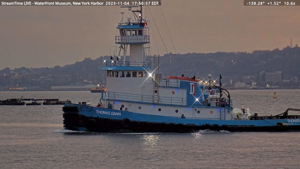 Solve Thomas Dann tug, NYH 11-4-23 jigsaw puzzle online with 84 pieces