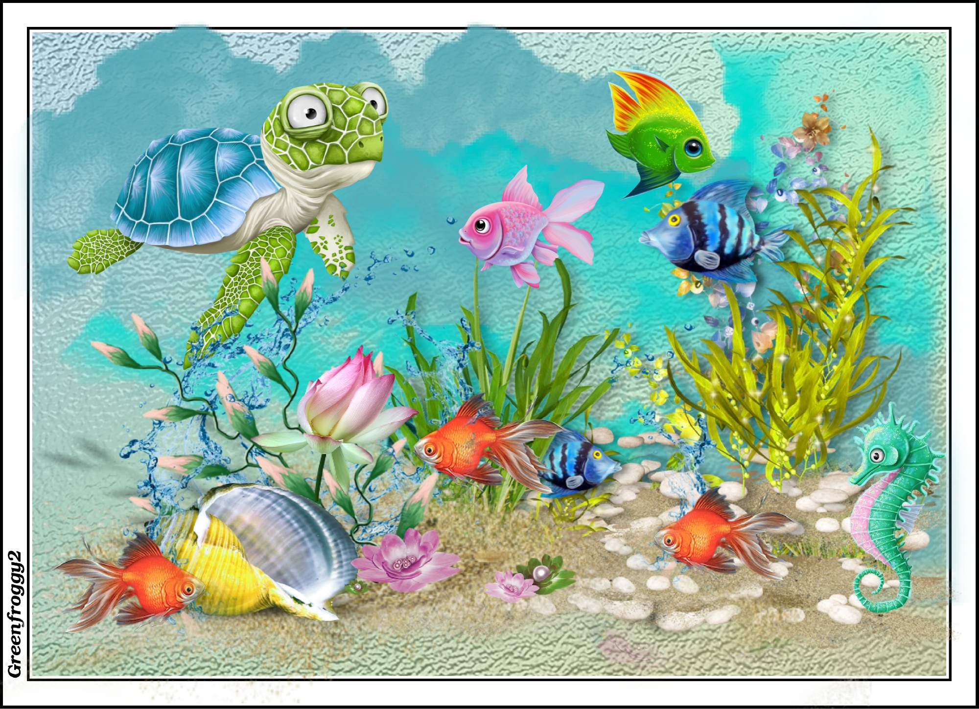 Solve PUZZLE - Under The Sea II jigsaw puzzle online with 391 pieces