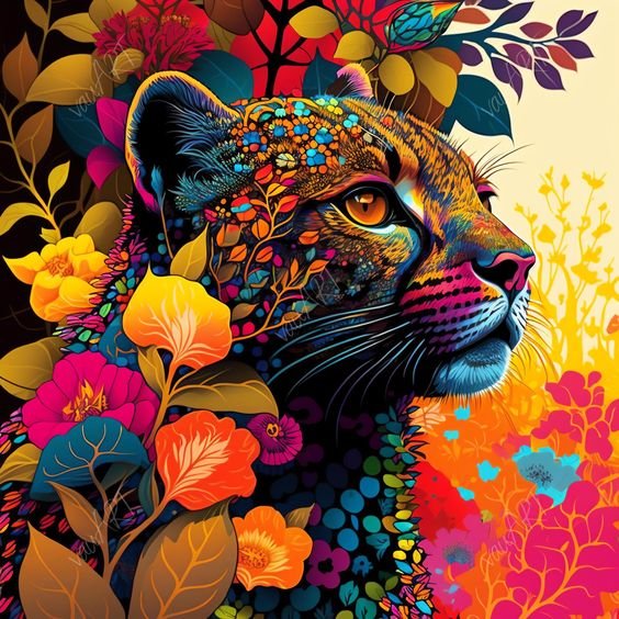 Puzzle | 81 pièces | Subtil mélange de faune et de flore | Jigidi