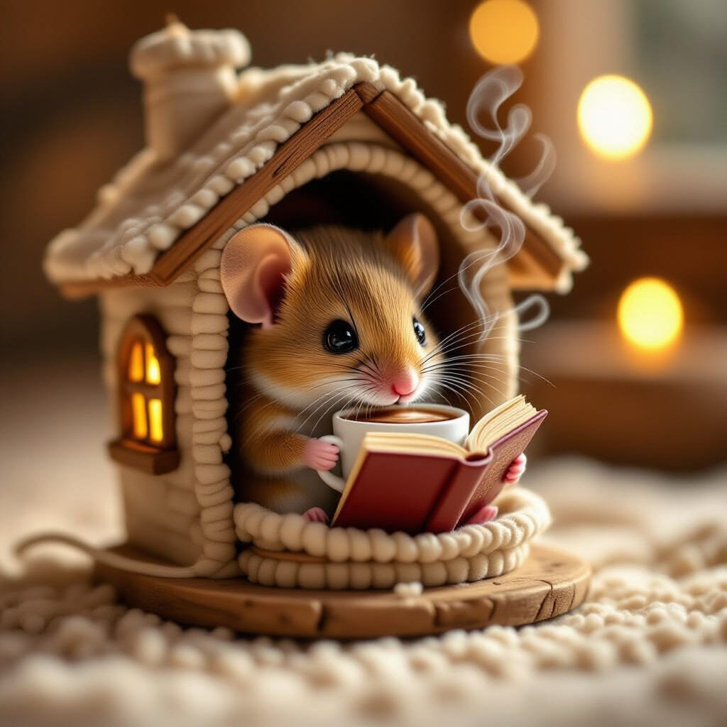 Solve Mouse by Elizabeth jigsaw puzzle online with 49 pieces