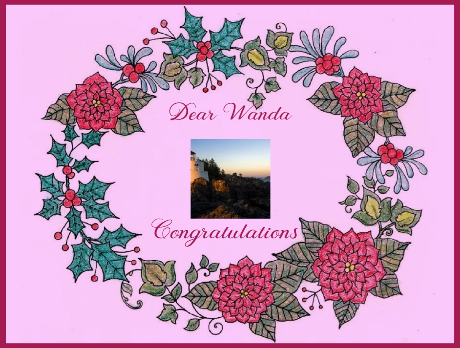 Solve Congratulations dear Wanda (wshealy) jigsaw puzzle online with 12 ...