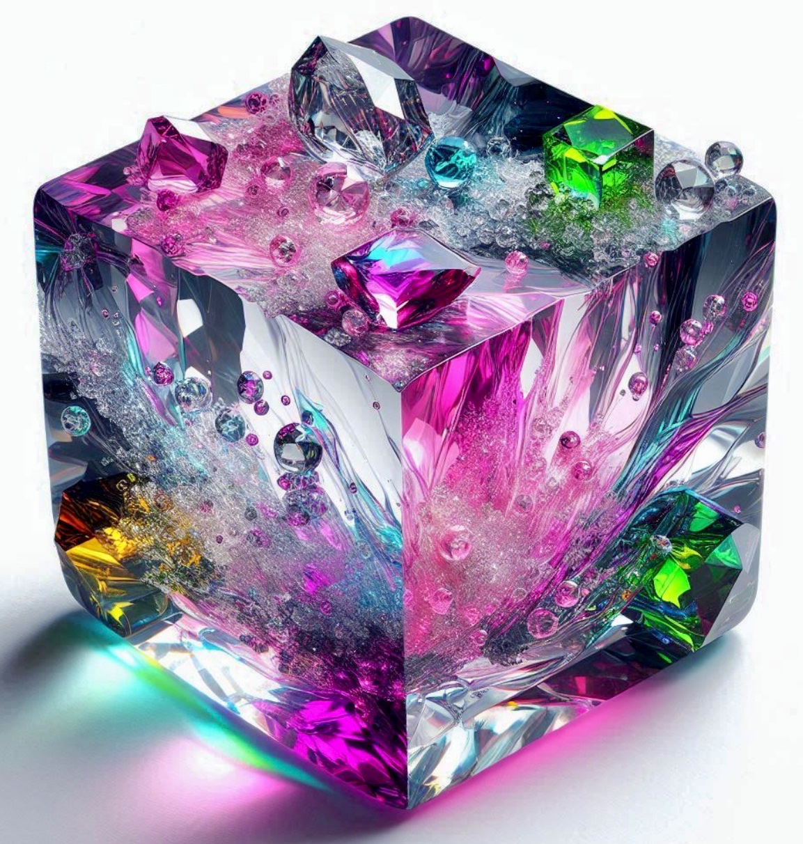 Solve Ice Cube Treat jigsaw puzzle online with 49 pieces