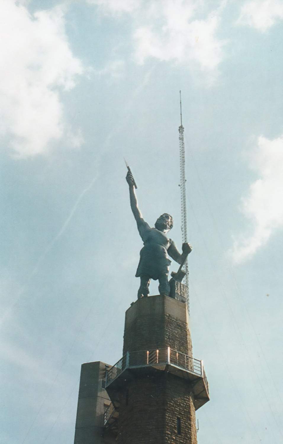 Solve Birmingham- Vulcan Statue-001 (Appears to be holding the TV ...