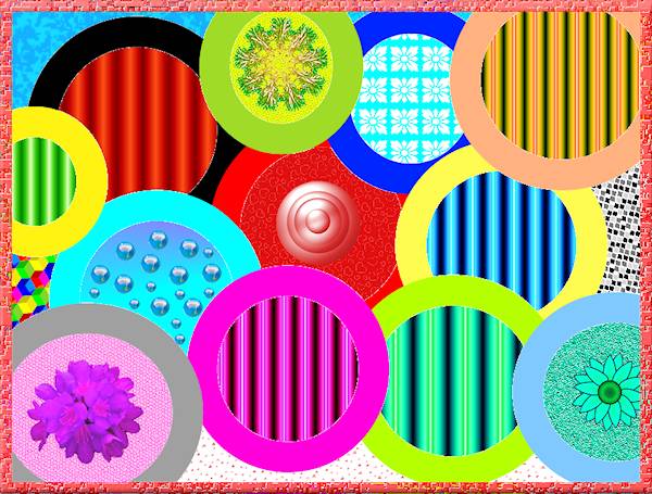 Solve Different kinds of circles! jigsaw puzzle online with 63 pieces
