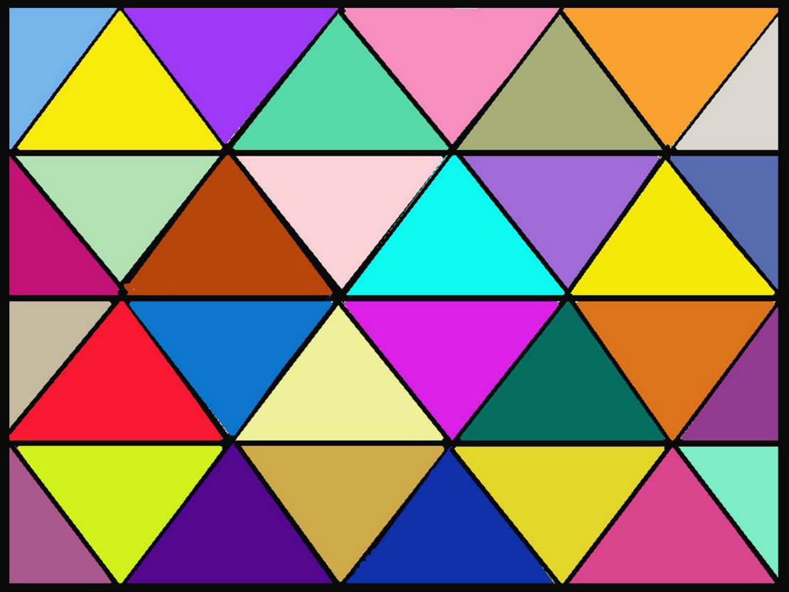 Solve triangles jigsaw puzzle online with 35 pieces