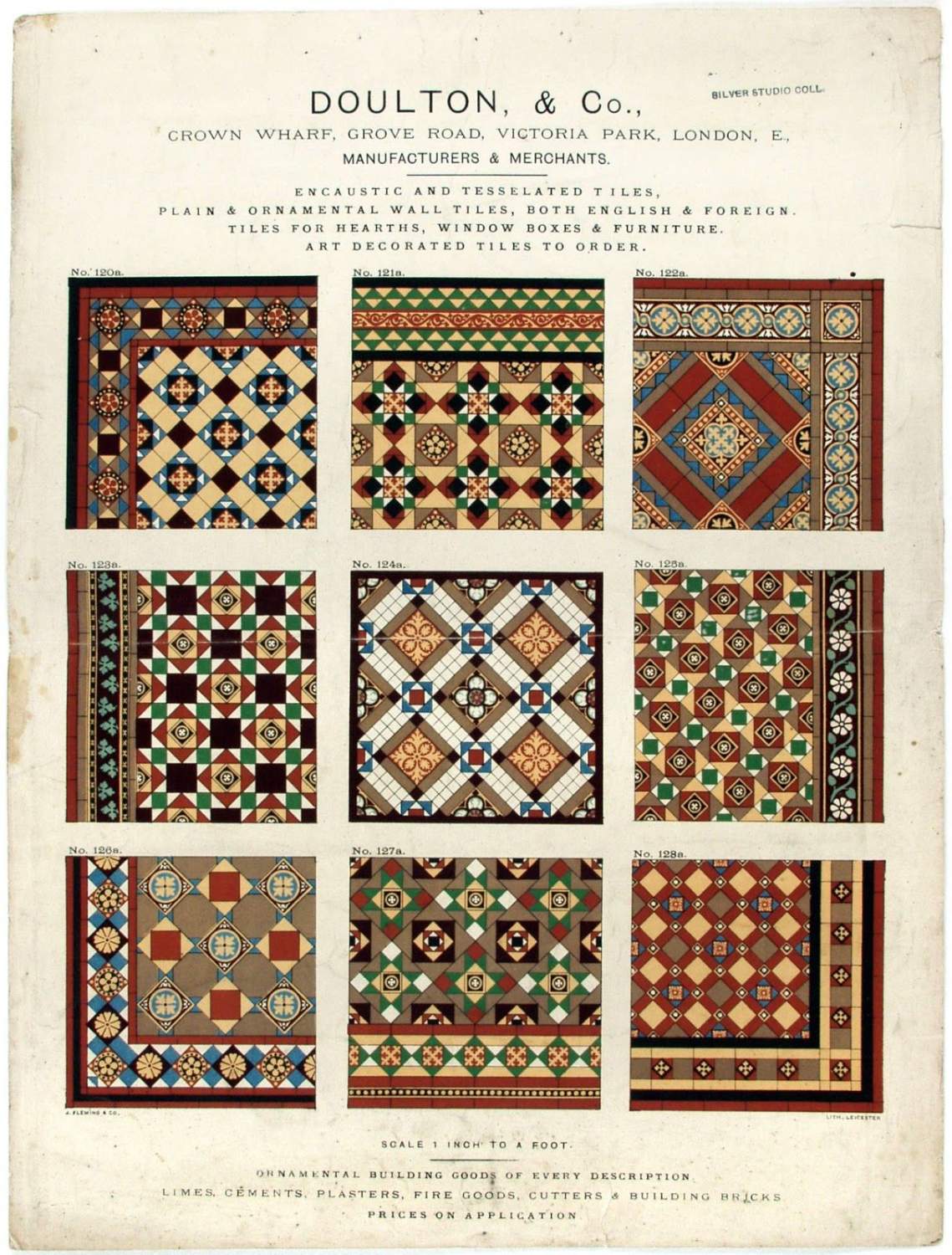 Solve Victorian Doulton tile pattern book jigsaw puzzle online with 336 ...