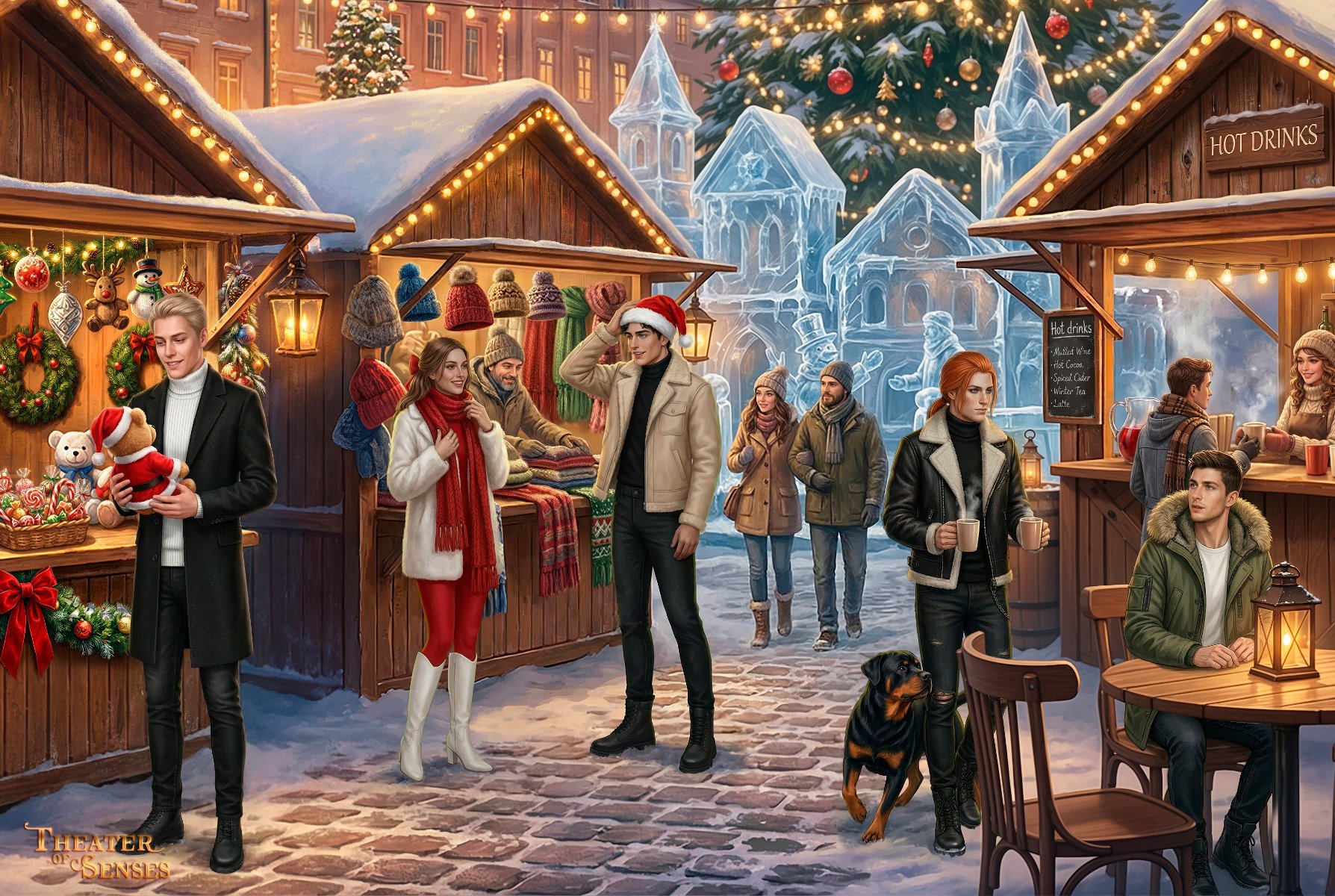 Solve Winter Fair jigsaw puzzle online with 54 pieces