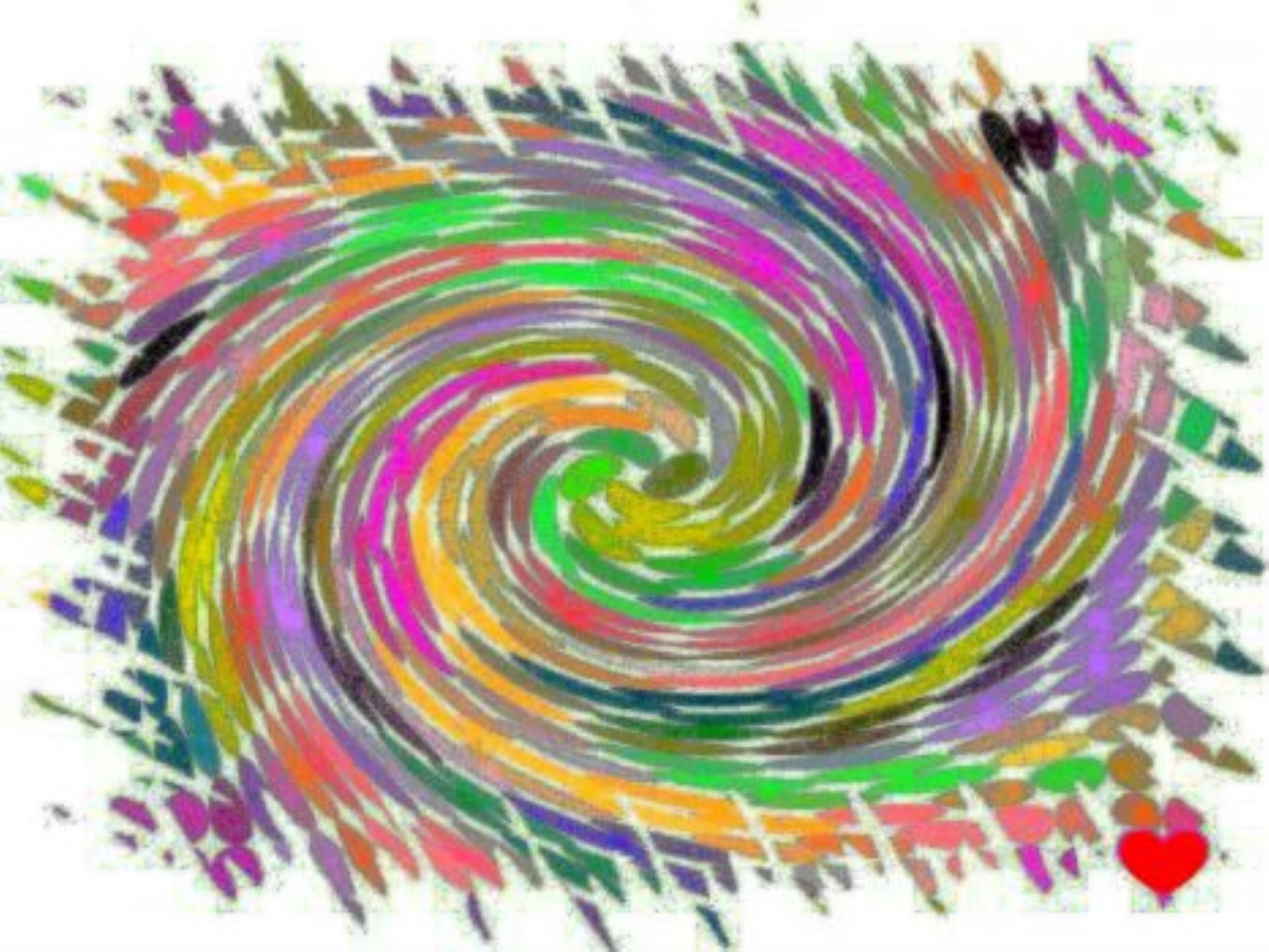 Solve I'M BACK!!! Swirled Dots - WOWSER sized. jigsaw puzzle online with 594 pieces