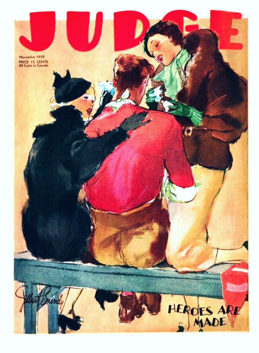 Jigsaw Puzzle | 88 pieces | Judge, Nov 1932, cover by Gilbert Bundy ...