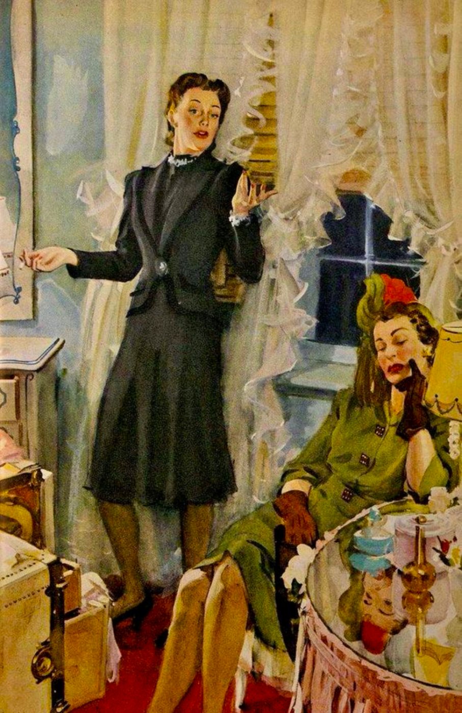 Solve February Good Housekeeping “Powder-Room Blues” John Gannam 1942 ...