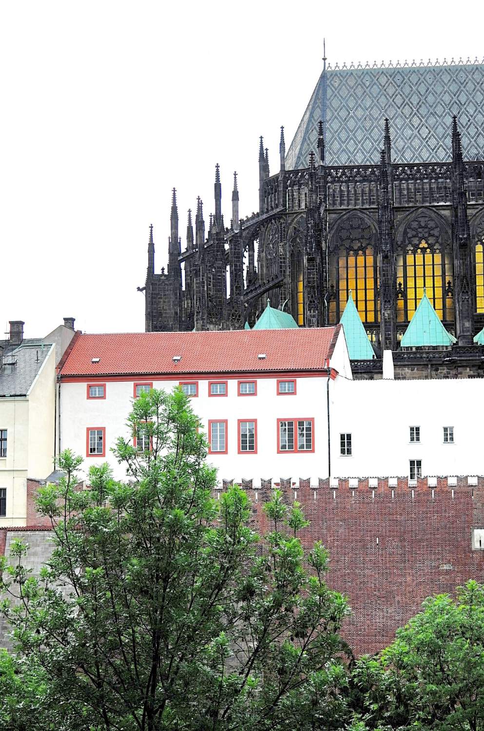 Solve Pohled z Prašného mostu na Pražský hrad - View from the Powder ...