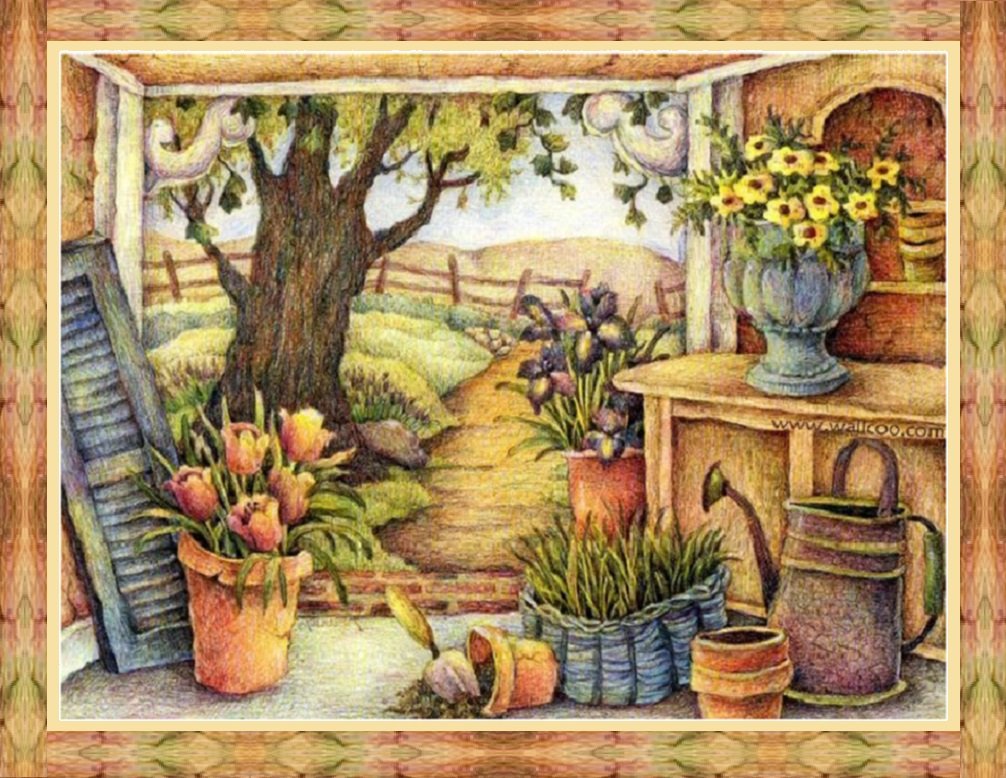 Solve Spring Flowers jigsaw puzzle online with 48 pieces