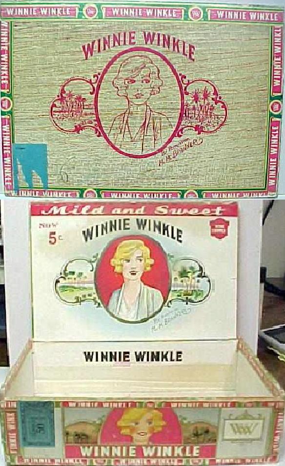 Solve Cigar Box Label ~ End of series with Winnie Winkle, cartoon ...