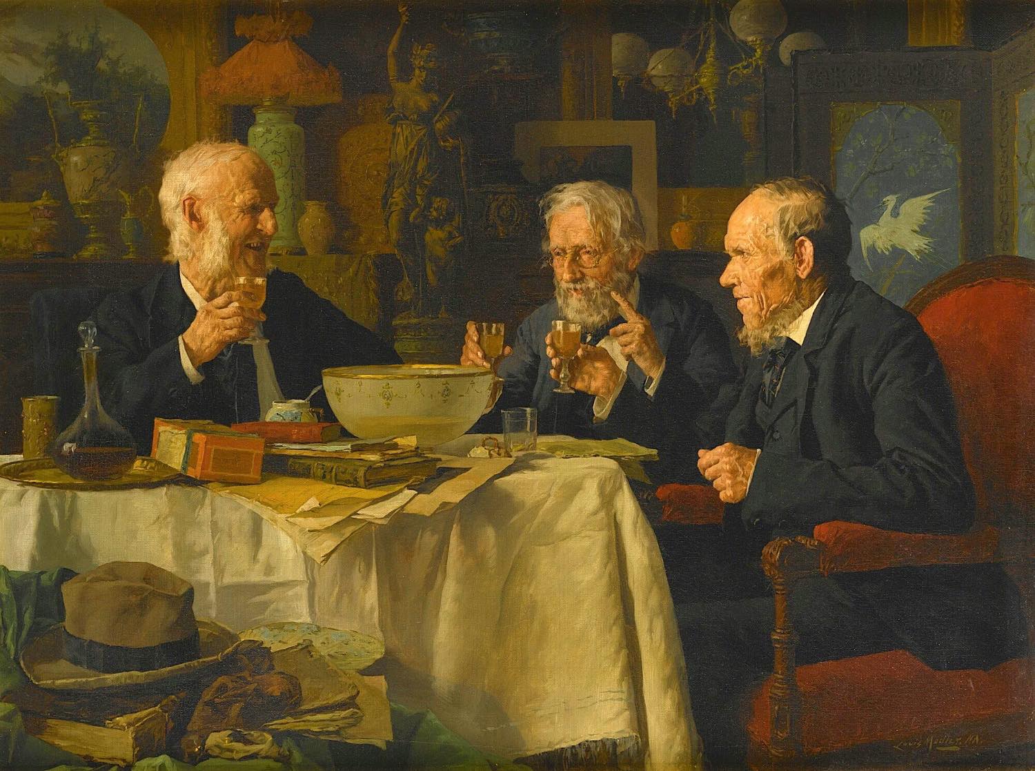 Solve Louis Charles Moeller (American, 1855–1930), The Toast jigsaw ...