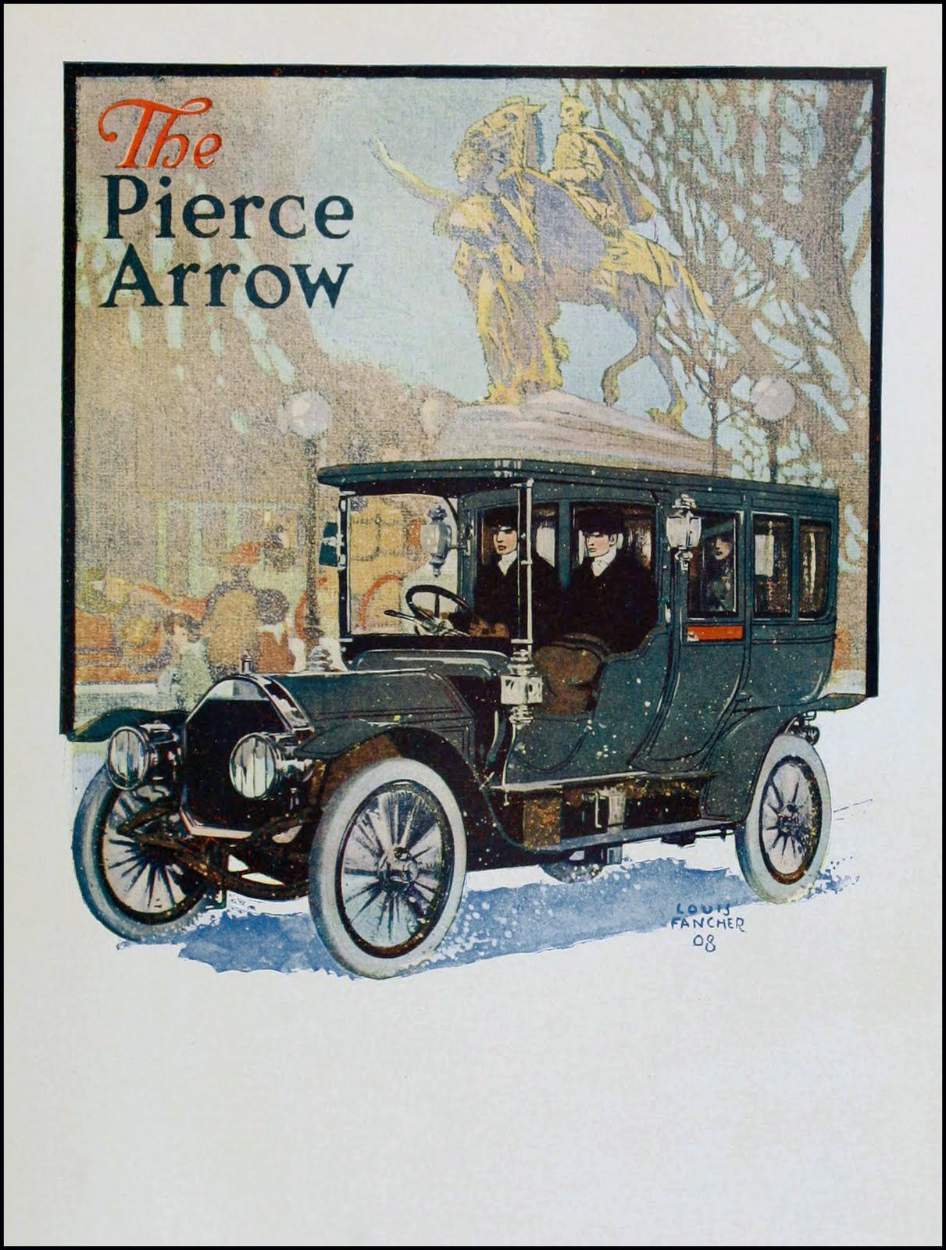 Solve The Pierce Arrow, 1908, by Louis Delton Fancher (American, 1884 ...