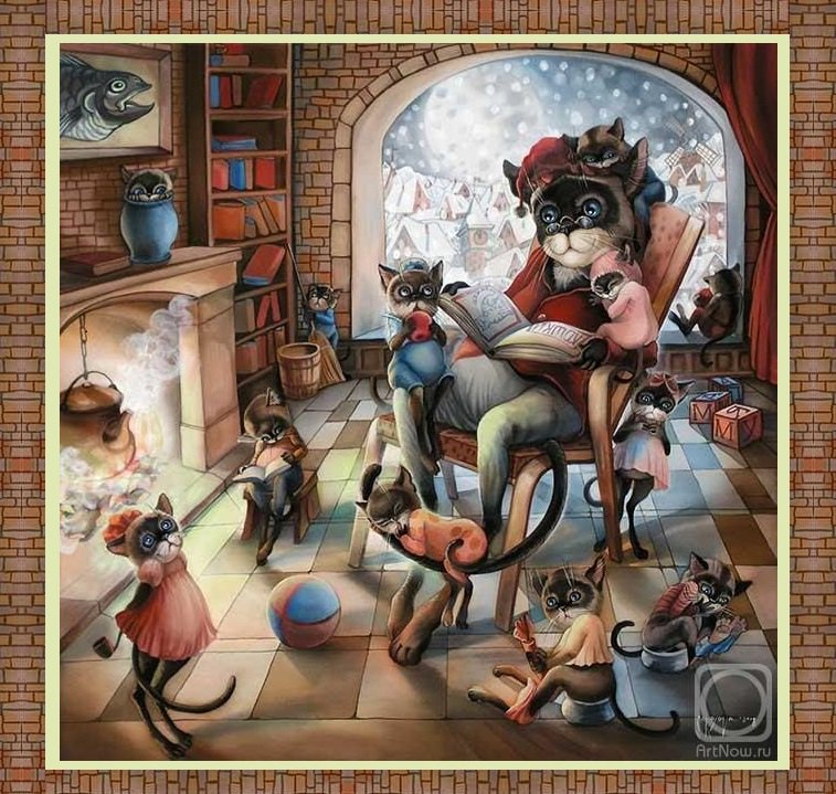 Solve Story Time jigsaw puzzle online with 132 pieces