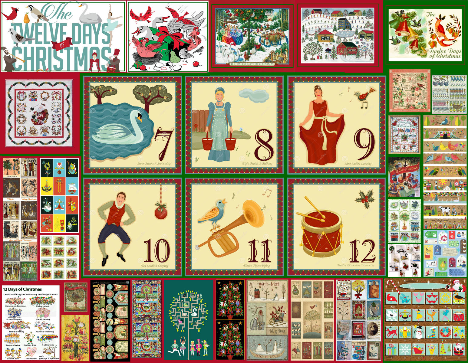Solve 12 day of Christmas Part 2 jigsaw puzzle online with 374 pieces