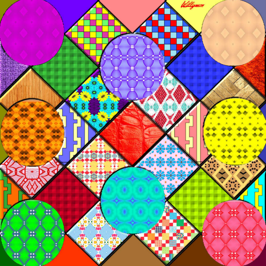 Solve patterns jigsaw puzzle online with 81 pieces